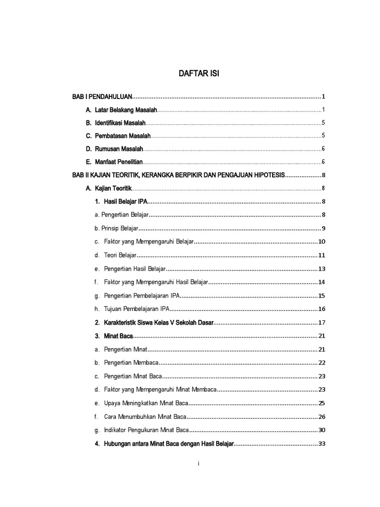 Contoh Dokumen Sempro | PDF | Karier & Perkembangan