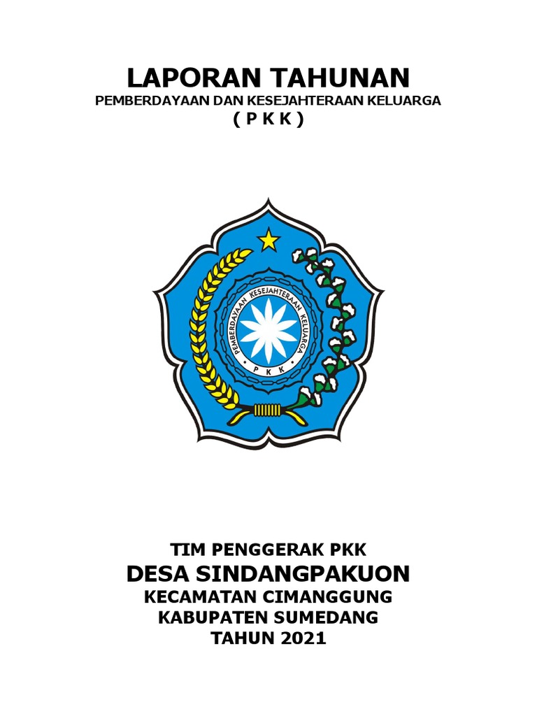 Cover Laporan Tahunan PKK | PDF