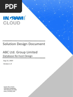 High Level Solution Design Document Template | PDF | Design | Databases