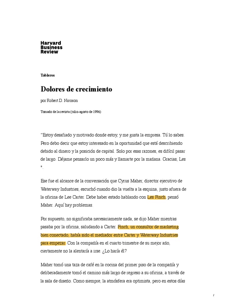 Cuando Crecer Duele PDF | Descargar gratis PDF | Marketing | Business