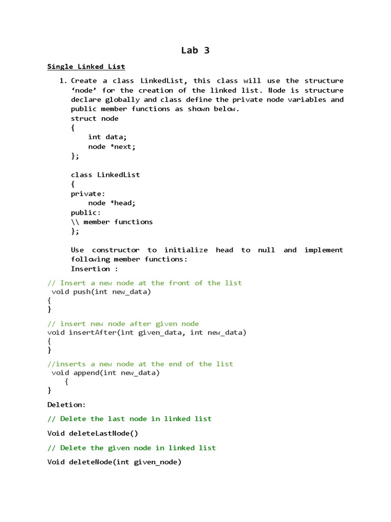 Lab 3 Pdf Array Data Structure Pointer Computer Programming 4481