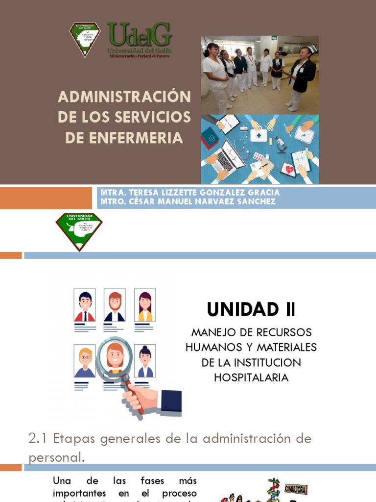 Administracion de Los Servicios de Enfermeria | PDF | Hospital ...