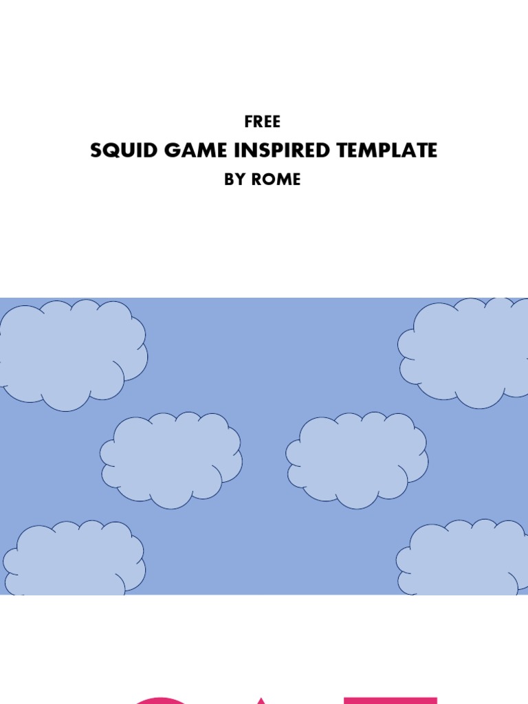 Squid Game Inspired Template: Free by Rome | PDF