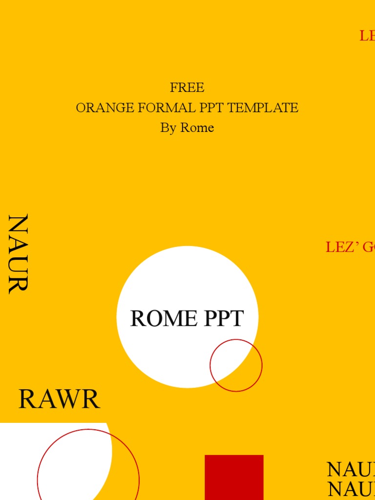 Formal Template | PDF