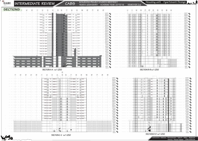 Sections: SECTION A-A sc1:250 SECTION B-B sc1:250 | PDF