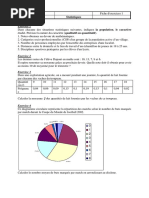 17 Exercices Avec Corrigés Statistique Descriptive S1 PDF | PDF ...