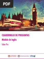 Cuadernillo de Preguntas Ingles 11-2021 | PDF | Prueba (evaluación) | Propiedad