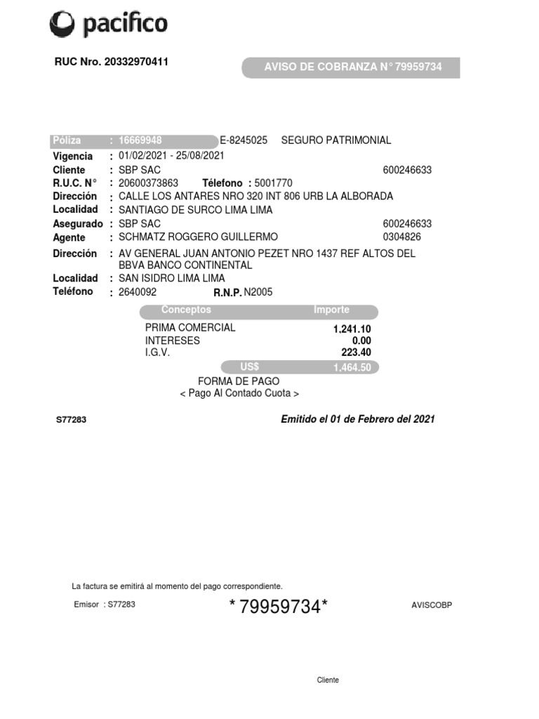 2.trec SCX 1000a-3 | PDF | Póliza de seguros | Seguro