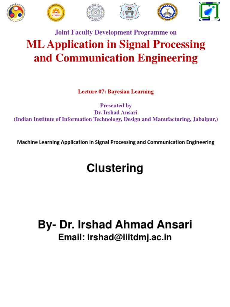 ML Application in Signal Processing and Communication Engineering | PDF ...