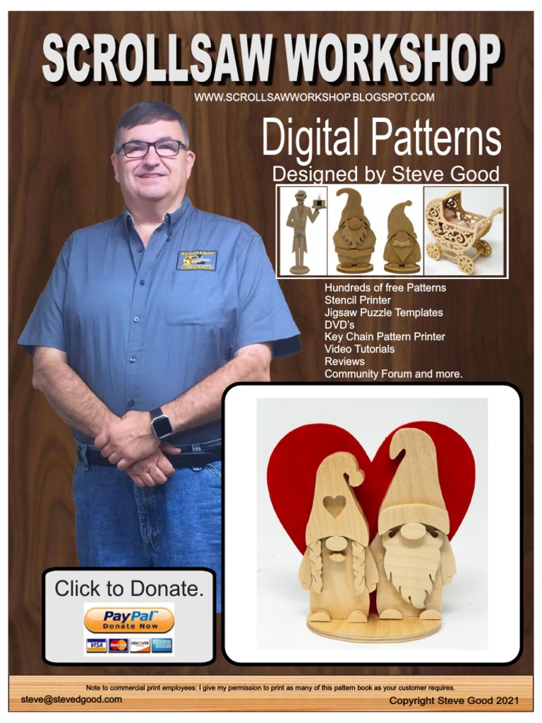 Scrollsaw Workshop: Digital Patterns | Download Free PDF | Printing ...