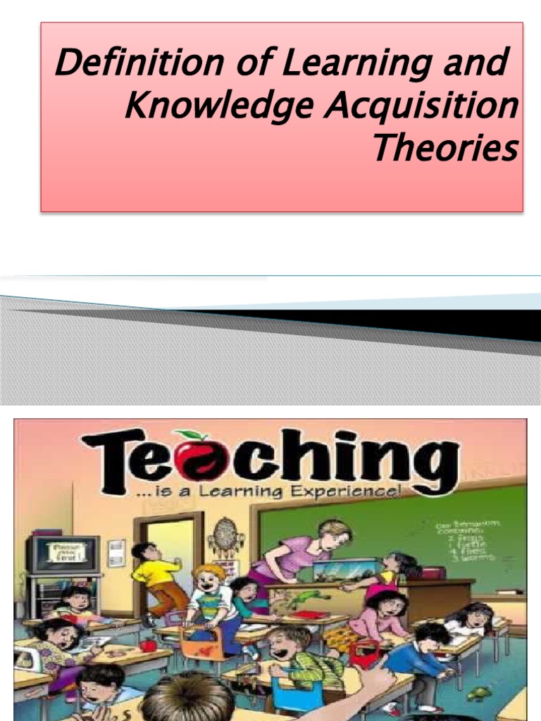 EDUC 103 PPT 1 - Definition of Learning and | PDF | Classical ...