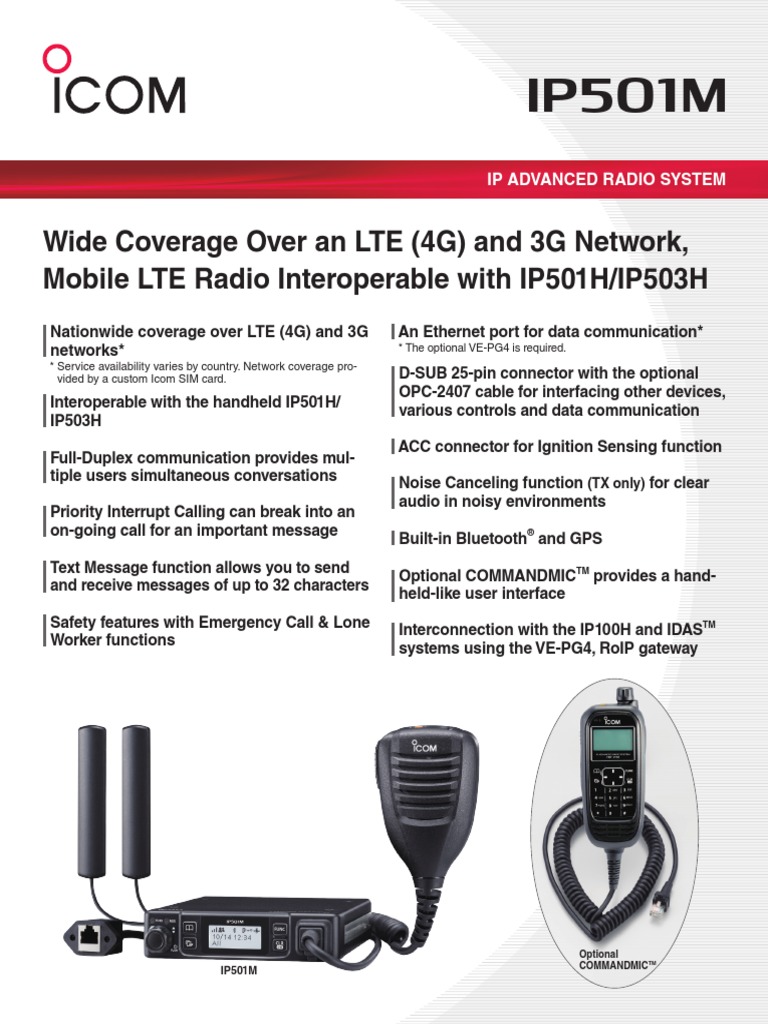 Wide Coverage Over An LTE (4G) and 3G Network, Mobile LTE Radio ...
