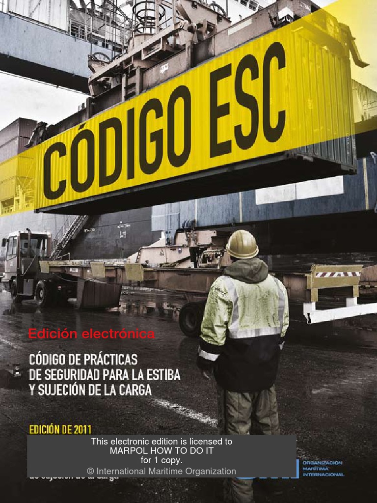 Codigo de Practicas de Seguridad para La Estiba y Sujecion de La Carga ...