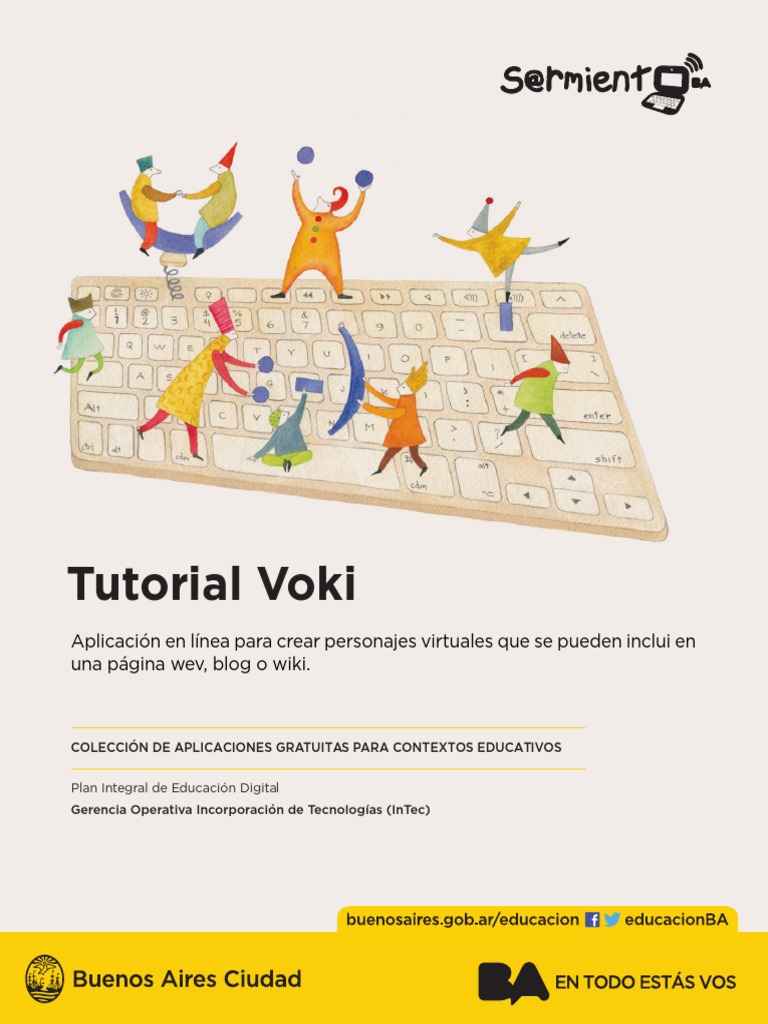 Tutorial de Voki para Educación | PDF | Internet | Tecnología de información y comunicaciones