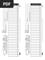 Netrunner Deck Sheet | PDF