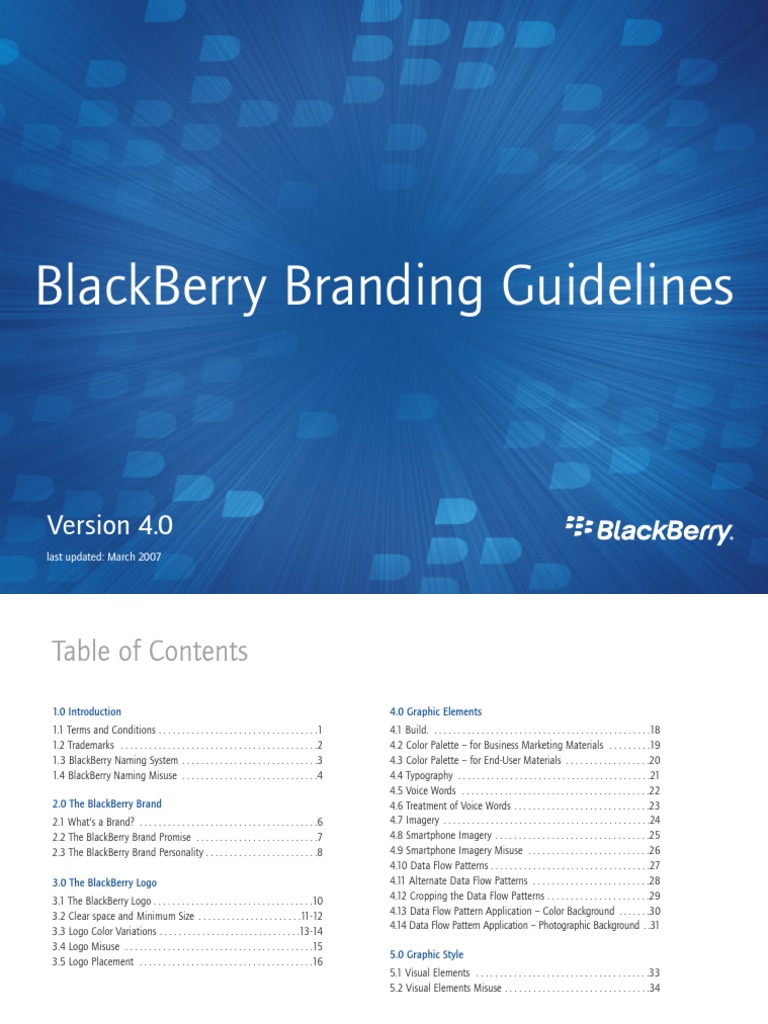 Blackberry Branding Guidelines | PDF | Black Berry Limited | Typefaces