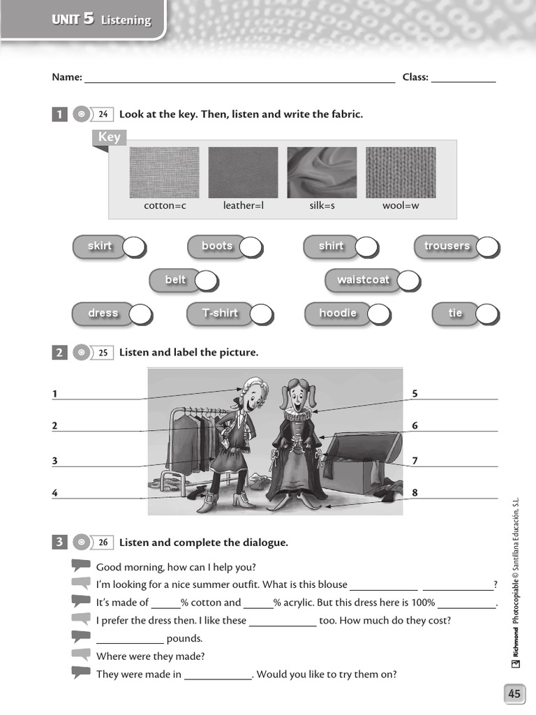 Wonder 6 Unit 5 Listening | PDF | Popular Culture & Media Studies ...