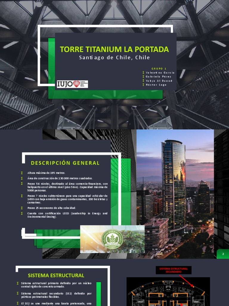 Torre Titanium La Portada | PDF | Hormigón | Acero