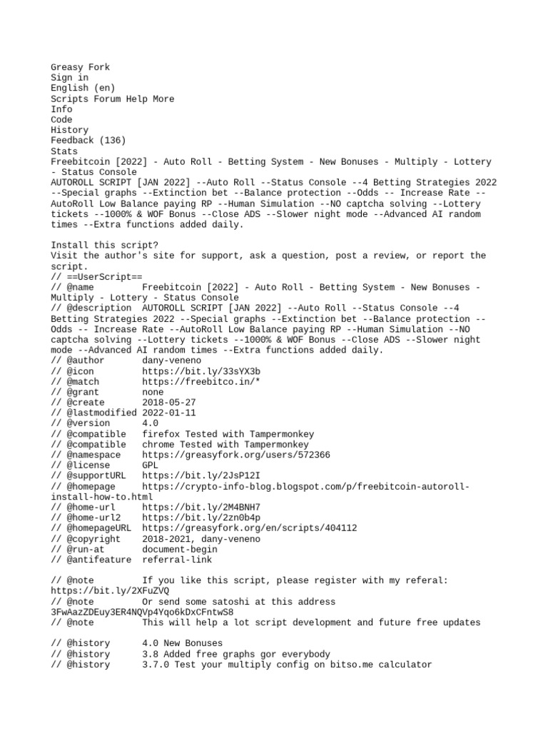 Greasy Fork Script | PDF | Computer Engineering | Computing