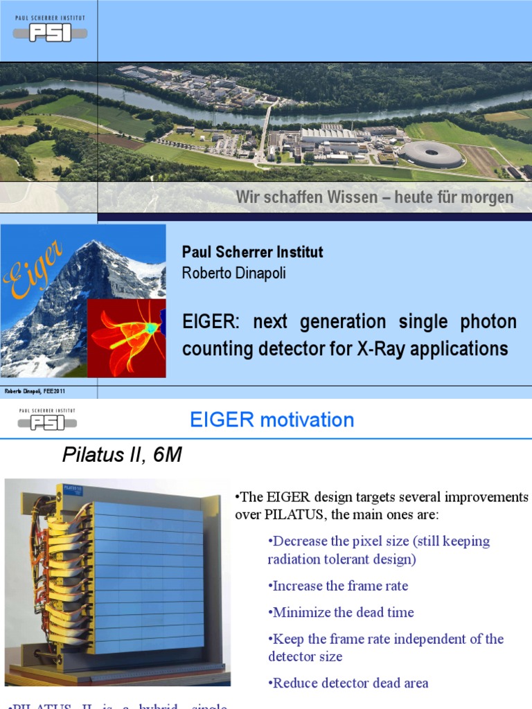 EIGER: Next Generation Single Photon Counting Detector For X-Ray ...