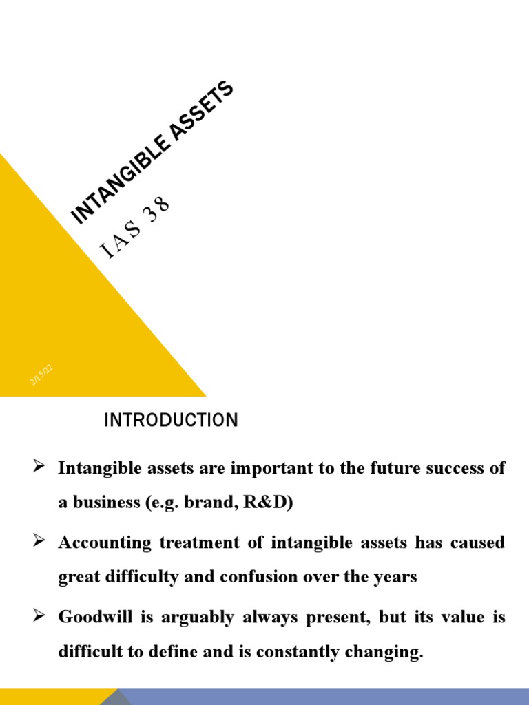 IAS 38 Intangible Assets Edited | PDF | Intangible Asset | Business ...