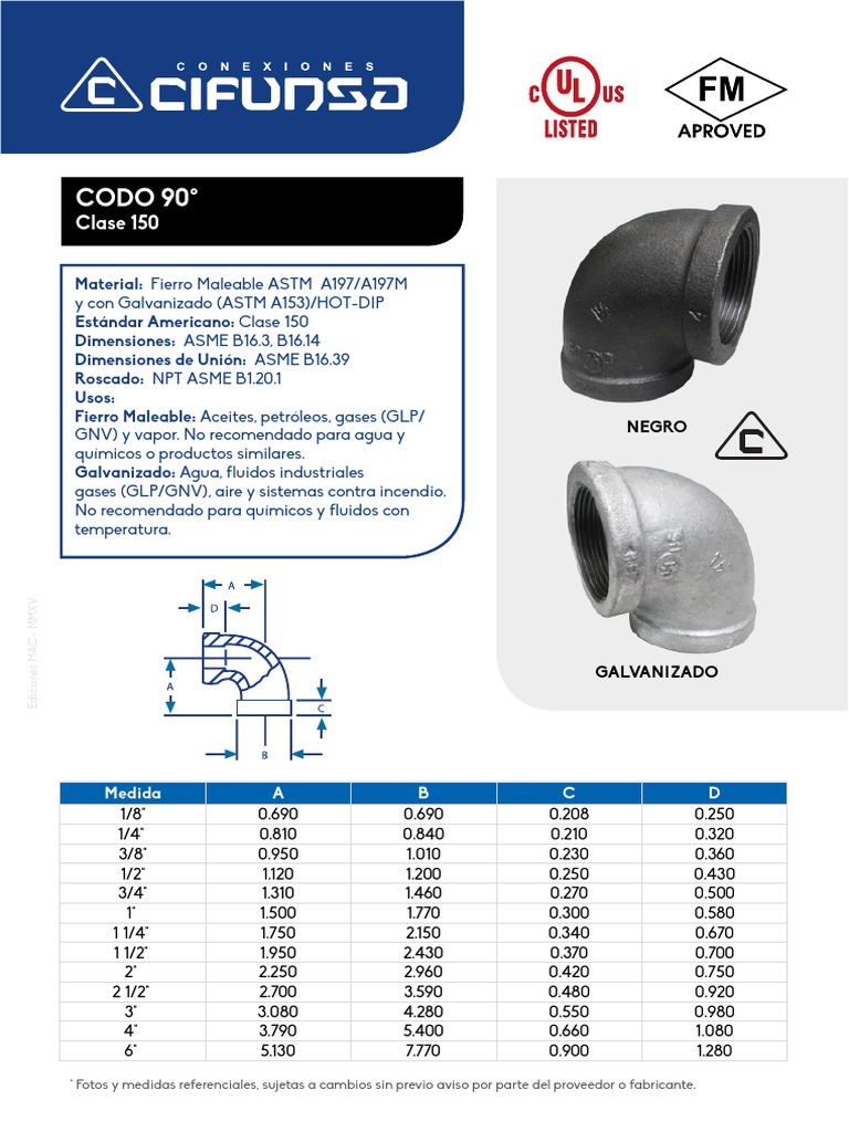 Codo 90 Cifunsa | PDF | Ingeniería mecánica
