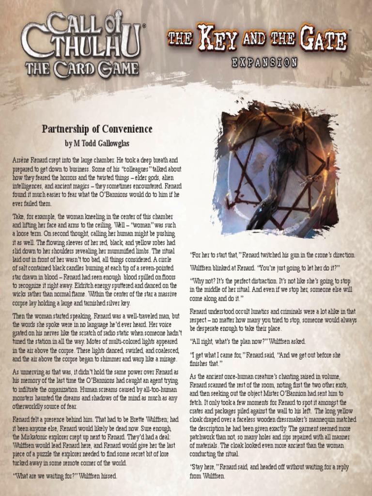 The Key and The Gate Rulesheet | PDF