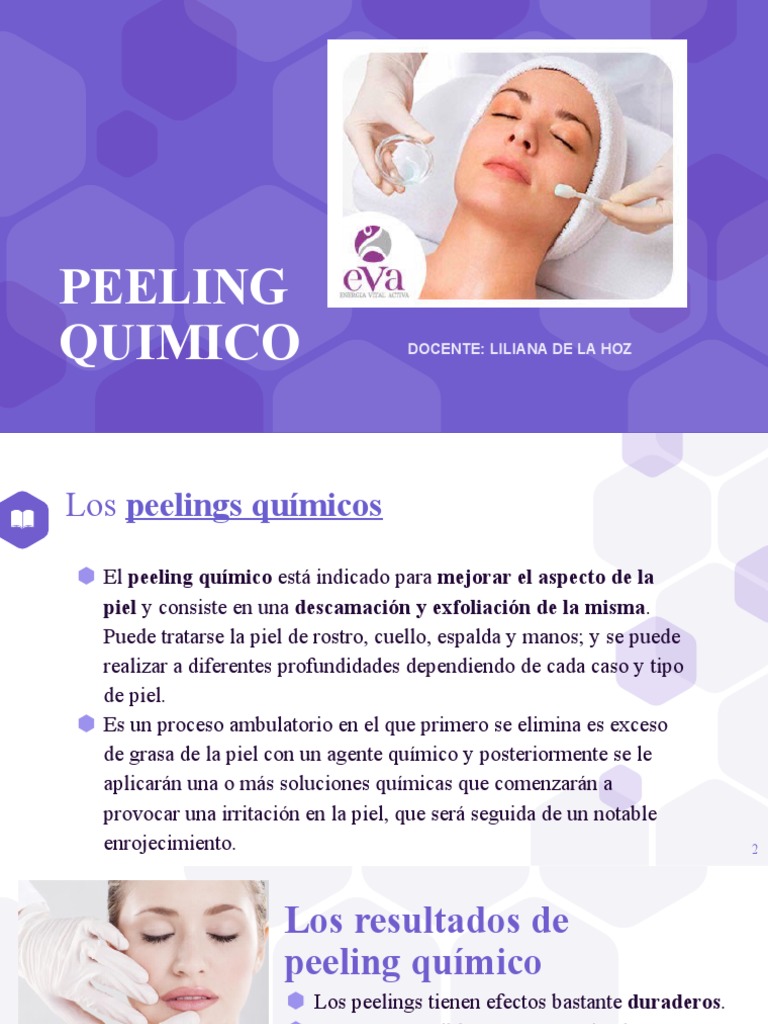 Tipos de Peeling Químico y Ácidos | PDF | Piel | Ácido
