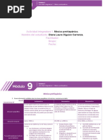 Actividad Integradora 1 - Modulo 9 - Prepa en Línea Sep | PDF ...