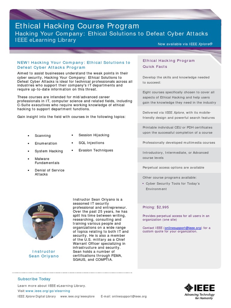 Elearning Library Ethical Hacking | PDF | Security Hacker | Malware