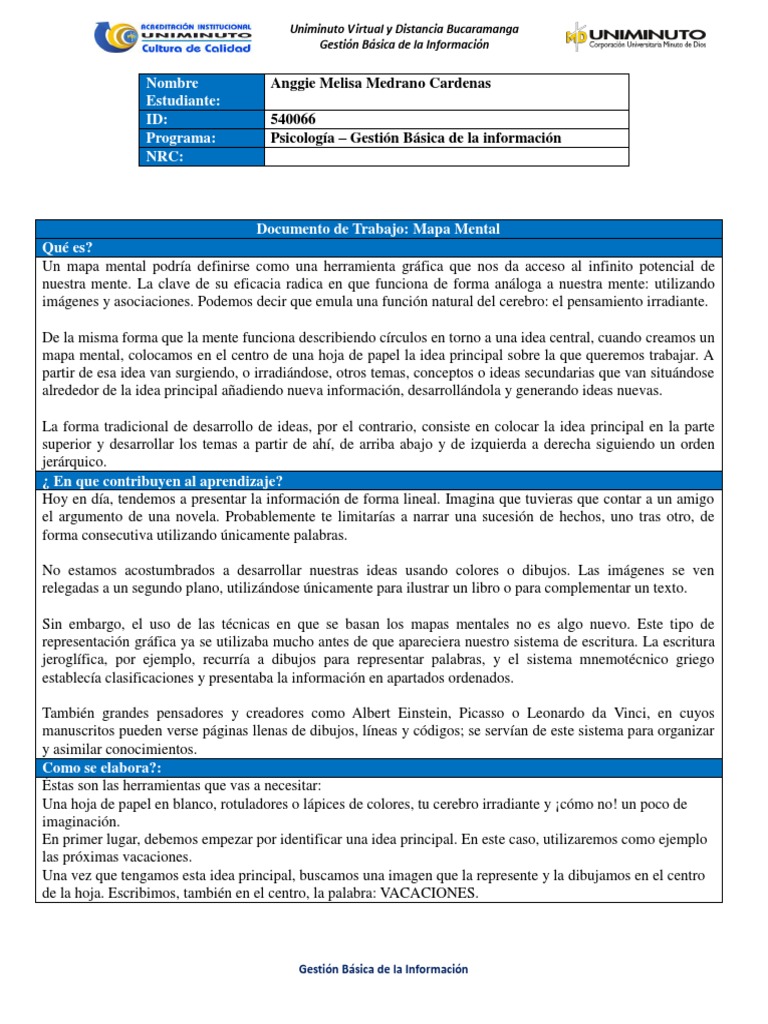 Mapa Mental Herramientas de La Web 2.0 | PDF | Mente | Información