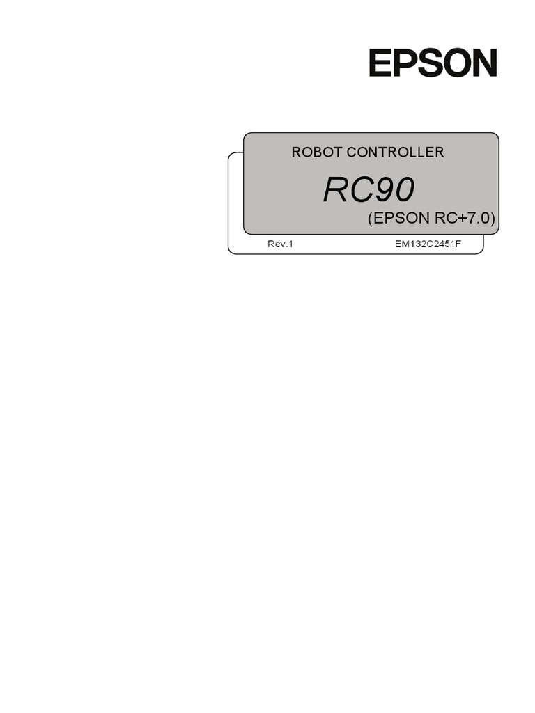 (EPSON RC+7.0) : Robot Controller | PDF | Electrical Connector | Switch