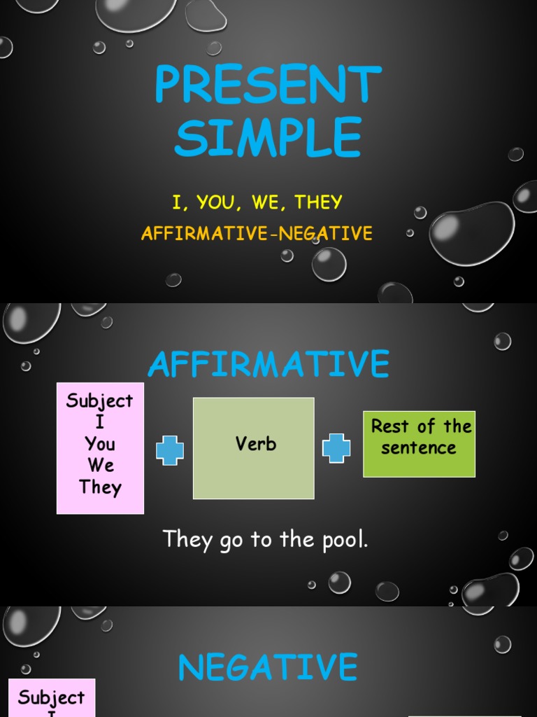 Present Simple Explanation | PDF