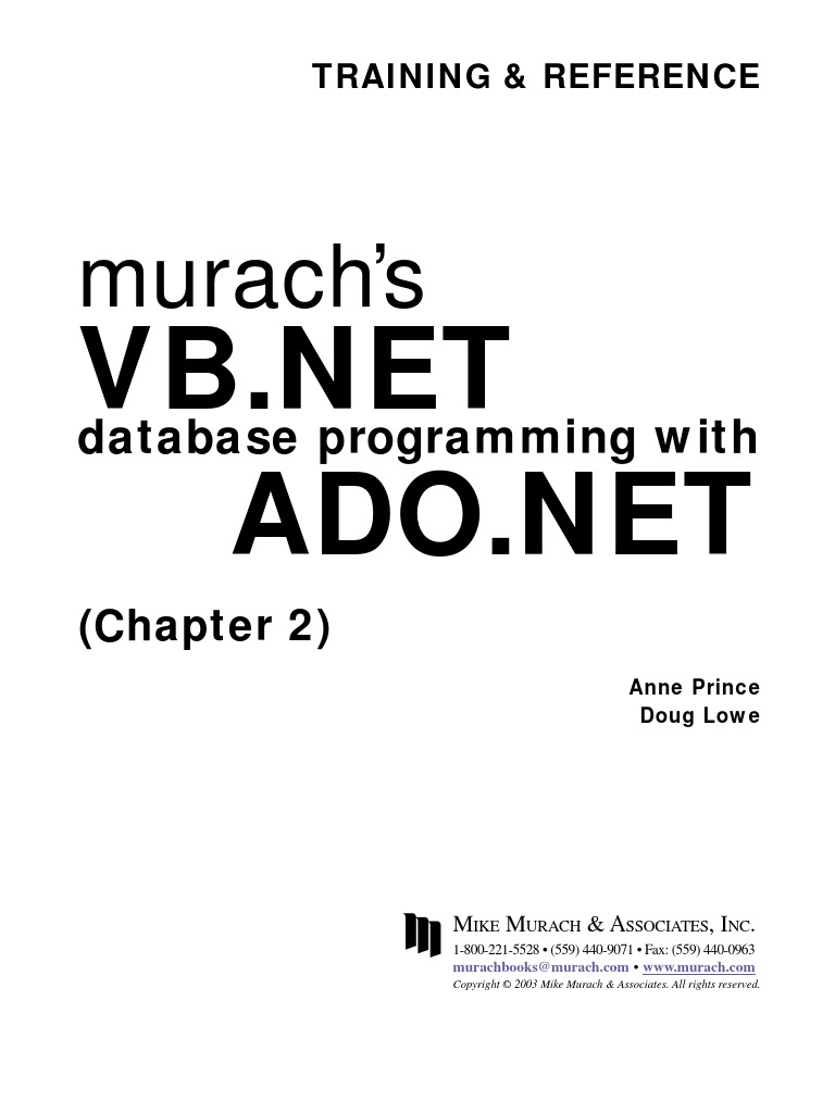 ASP .Net Ado Introduccion | PDF | Databases | Relational Database