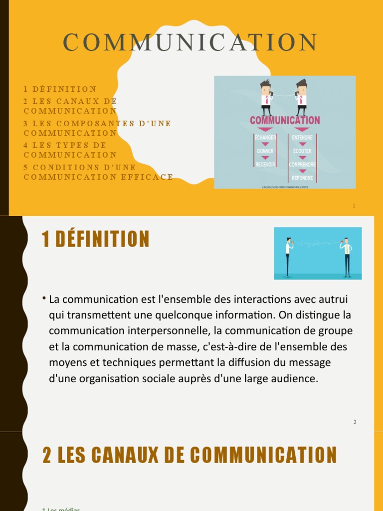 Technique de Communication 2 | PDF | la communication | Communication non verbale