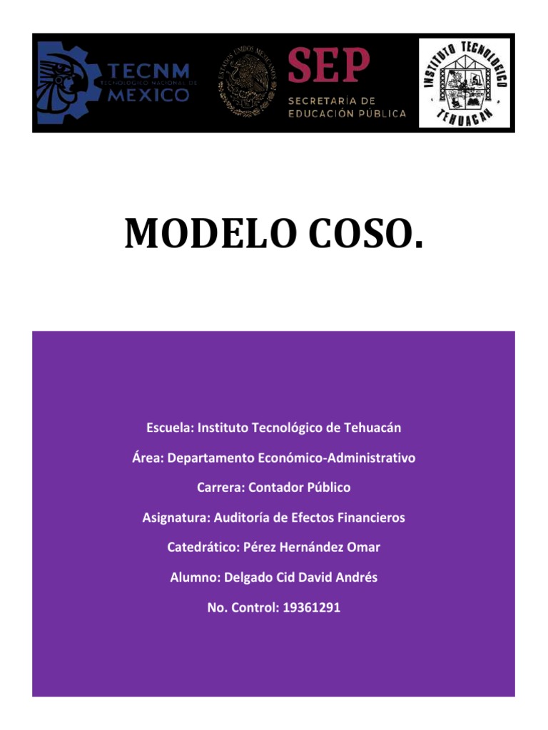 Modelo Coso | PDF