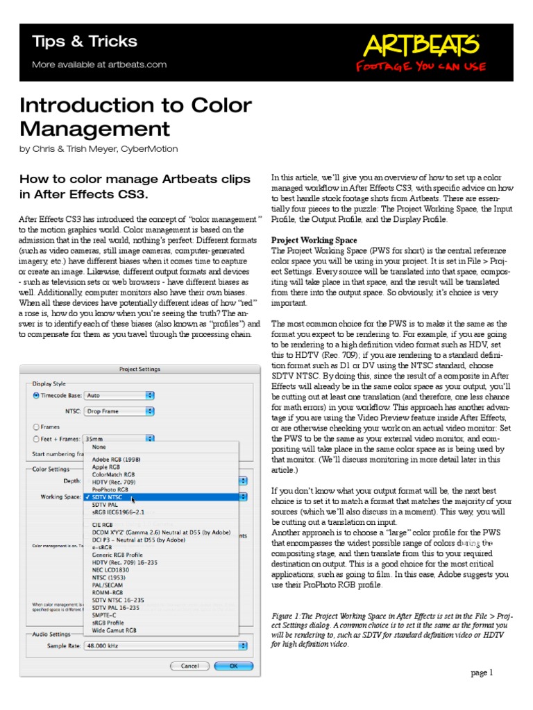 Introduction To Color Management: Tips & Tricks | PDF | Media ...