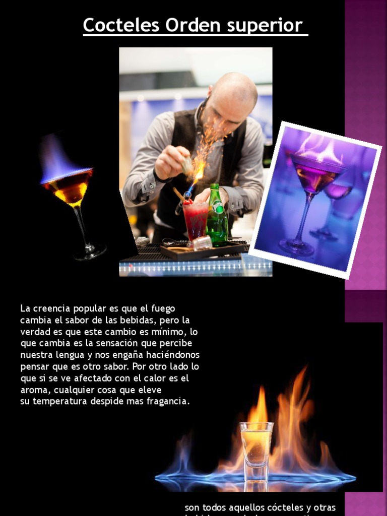 Cocteles Con Fuego | PDF | Alcohol | Bebidas alcohólicas