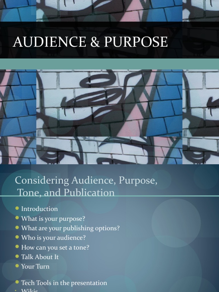 Audience, Purpose, Tone | PDF | Wiki | Pride And Prejudice