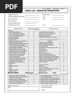 Check List Unidad de Transporte Rampla | PDF | Neumático | Camión