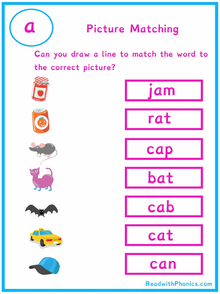 Jam Rat Cap Bat Cab: Picture M Atching | PDF