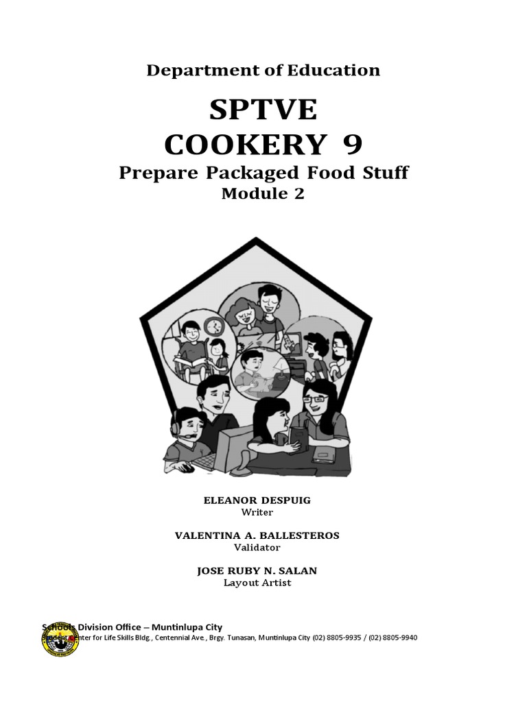 Sptve Cookery 9: Prepare Packaged Food Stuff | Download Free PDF ...