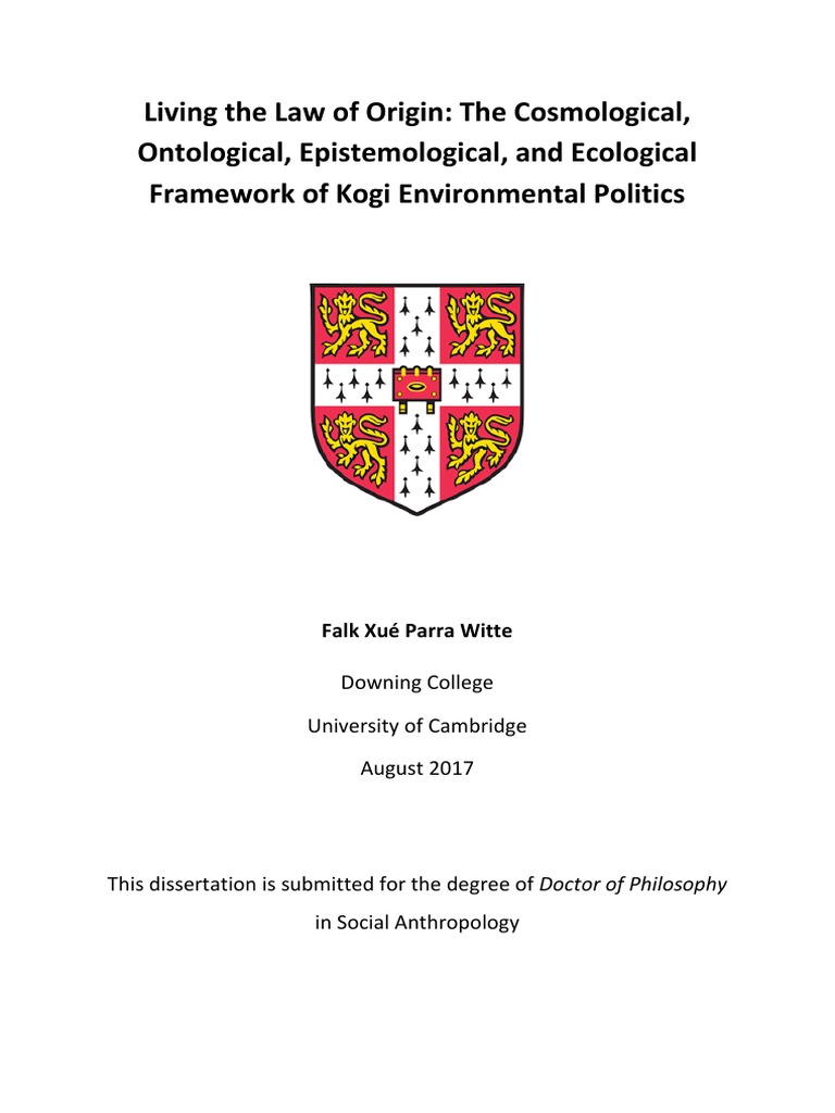 Living The Law of Origin - Falk Xué Parra Witte PHD Thesis | PDF ...