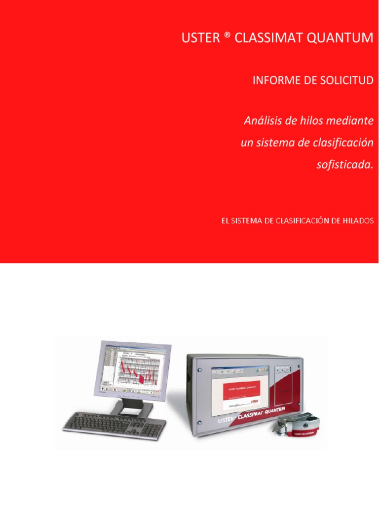 Uster Classimat Quantum | PDF | Textiles | Algodón