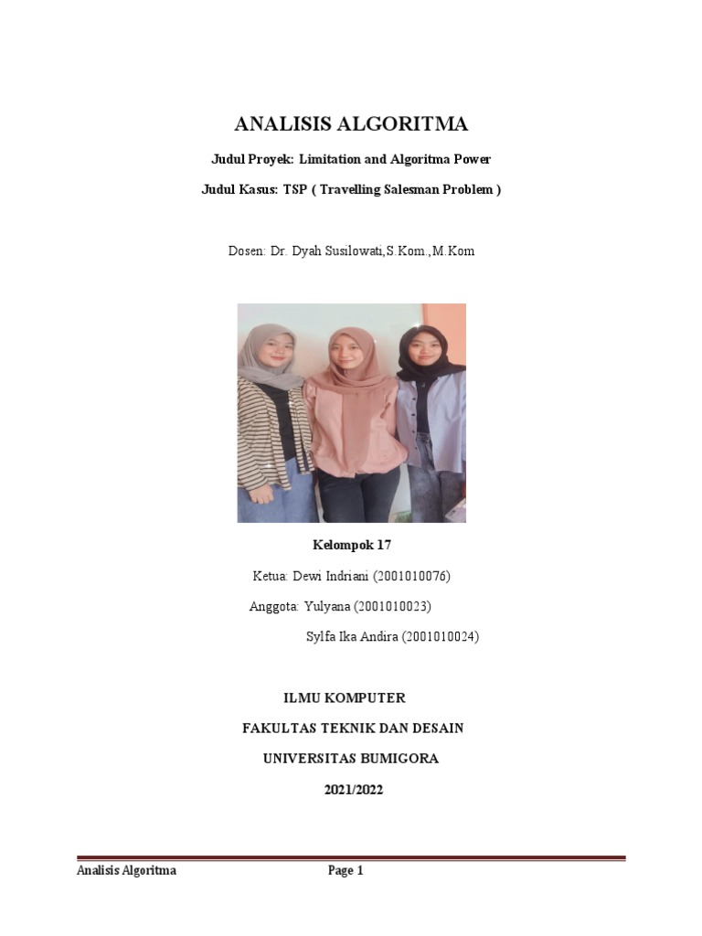 Tugas Proyek Analisis Algoritma | PDF