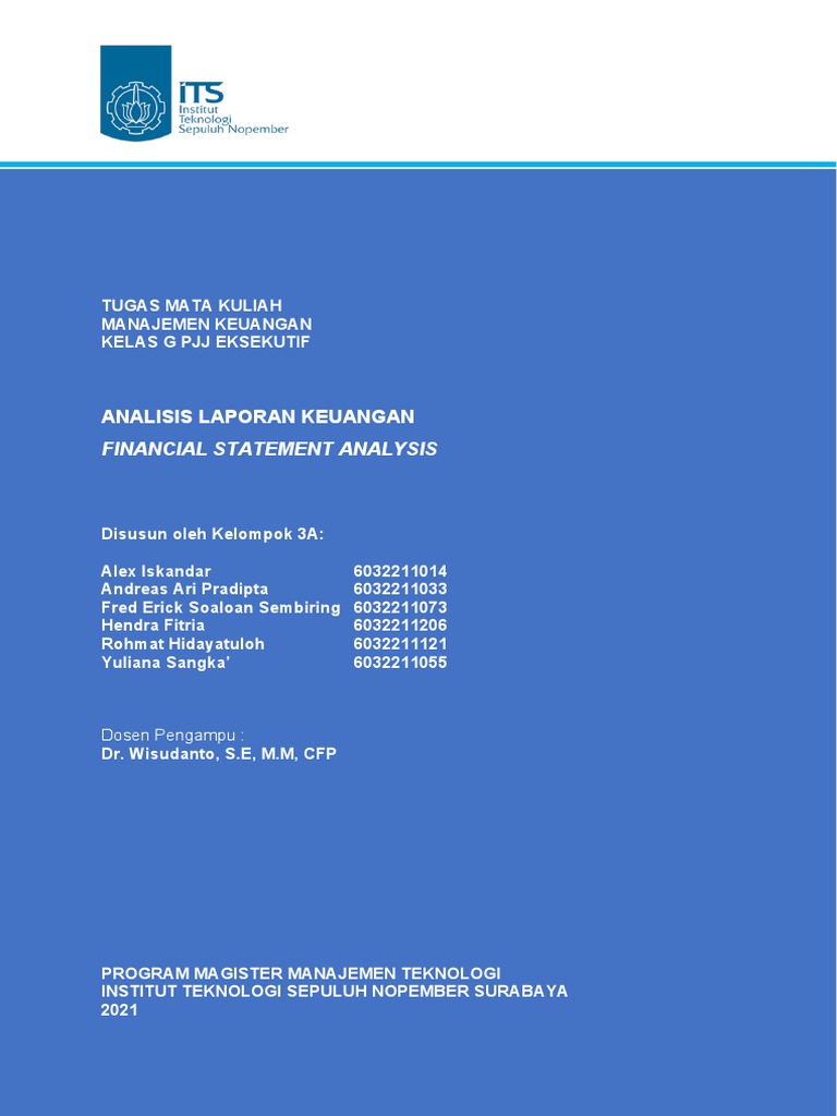 3A - Financial Statement Analysis - Penyanggah-FINAL | PDF