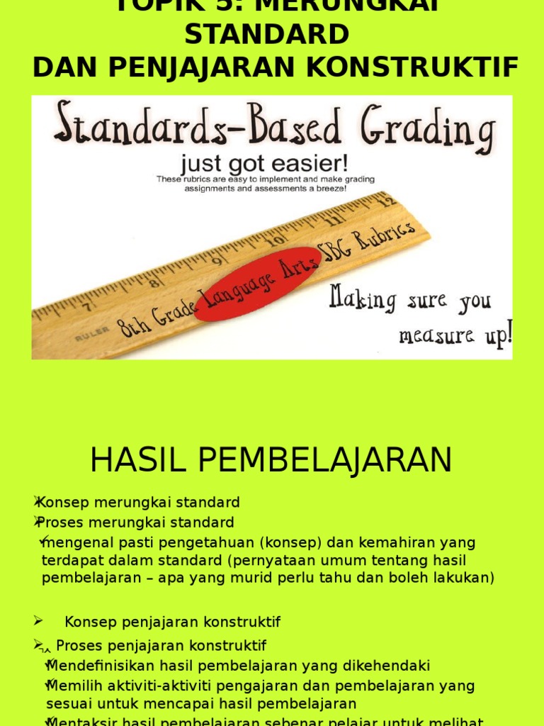 Bab 2. Merungkai Standard Dan Penjajaran Konstruktif (Ok) | PDF