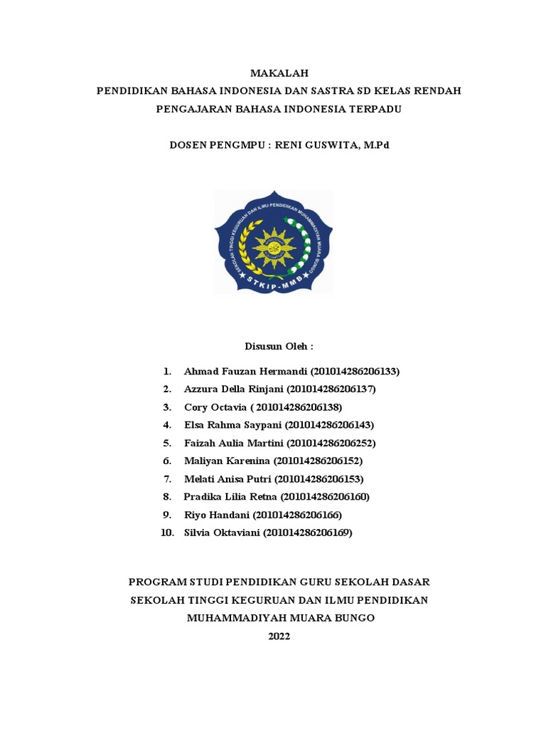 MKLH BHS 1 | PDF