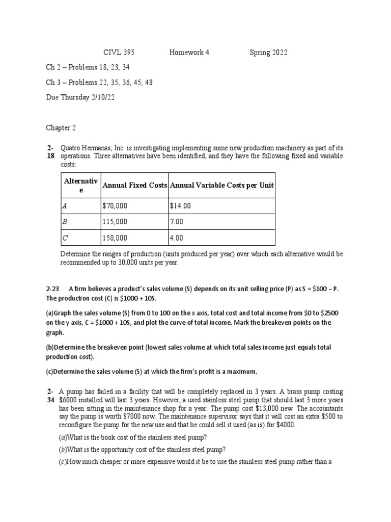 2022 HW 4 395 | PDF | Interest | Financial Services