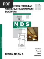 NDS Beam Formulas | PDF | Beam (Structure) | Bending